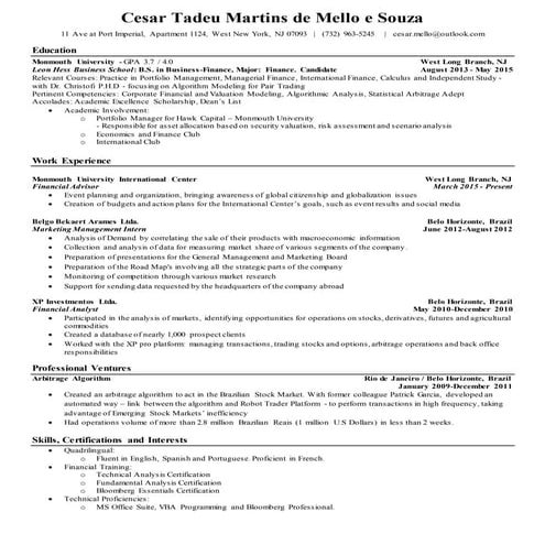 Gabriel Ajak_Resume Summary | DOCX