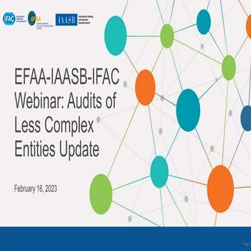 Audits of Less Complex Entities Update | PPTX