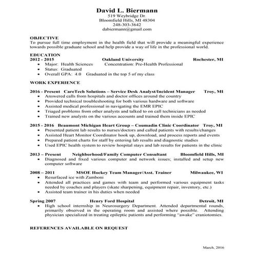 Amanda Halilovic_General Resume 8142015 | PDF