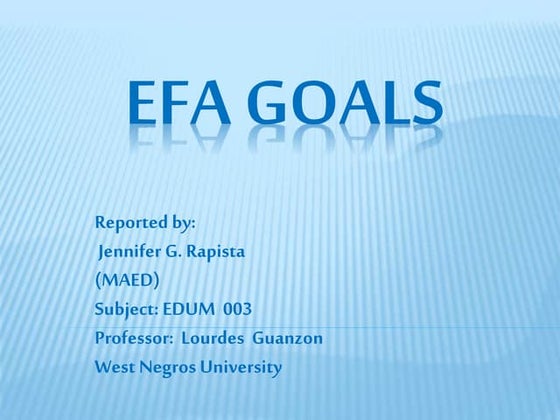 3. education for all | PPT