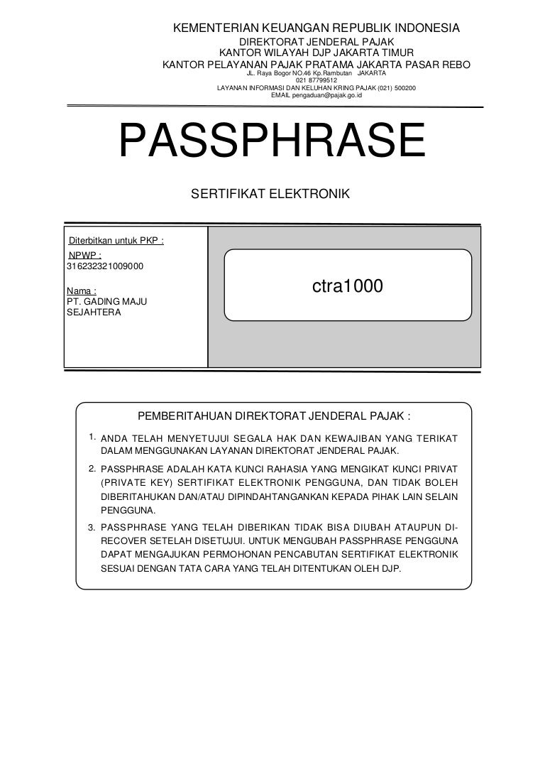 Contoh Surat Permohonan Perpanjangan Sertifikat Elektronik E Faktur ... Contoh Surat Permohonan Perpanjangan Sertifikat Elektronik E Faktur ...