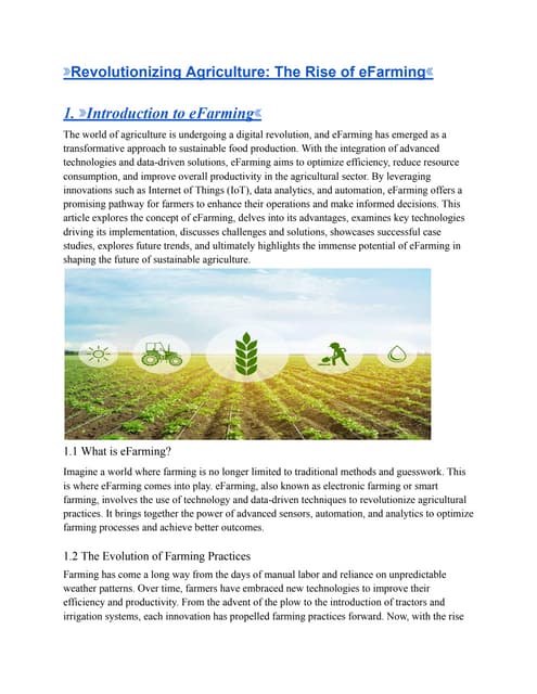 Smart farming ppt. | PPT