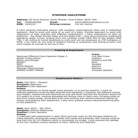 Russell Ferrier's Resume | PDF