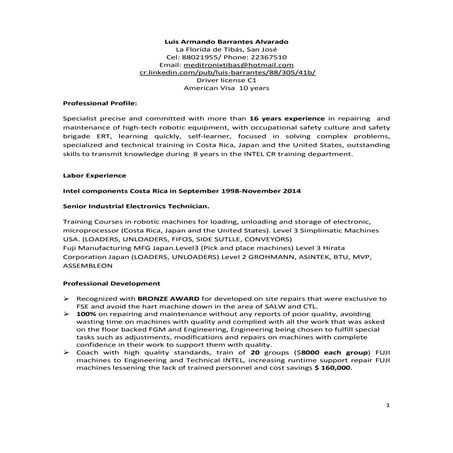 Curriculum eric serrano | PDF
