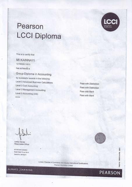 Lcci II | PDF