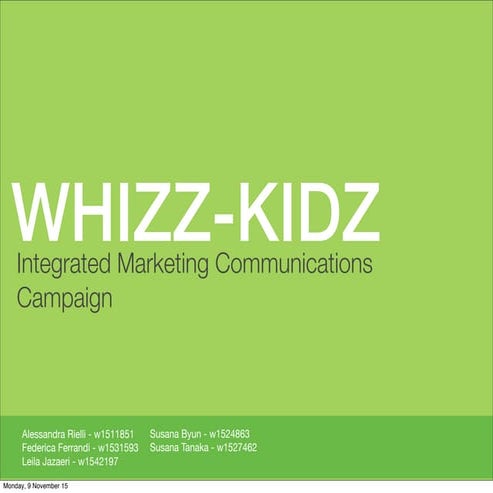 Whizz-Kidz Presentation-LinkedIn | PDF