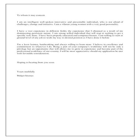 Bridget cv (2) | DOCX