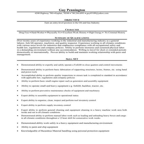 Larry Resume 01-19-16 updated | DOC
