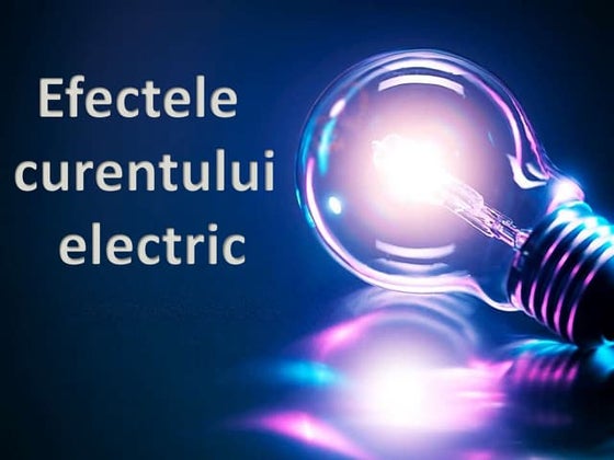 Referat curentul electric | PPTX