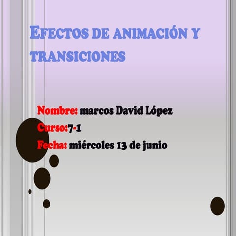 Efectos de animación y transiciones | PPTX