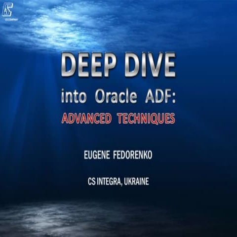 Efedorenko.deepdive.presentation | PDF