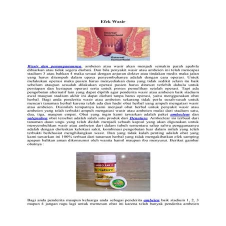 Efek wasir | PDF