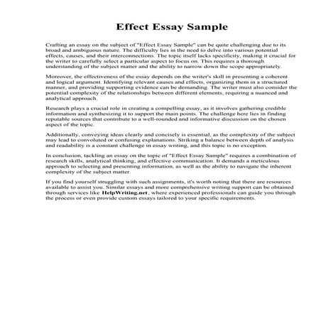Editorial Essay Sample. University of Denver | PDF