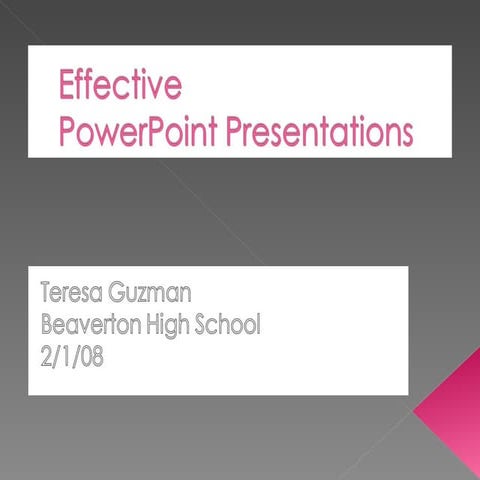 6 Presentation Guidelines[1] | PPT