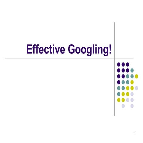 Effective Googling | PPS