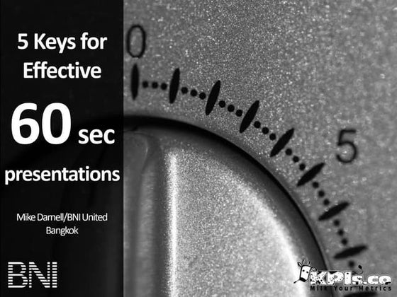 BNI Feature Presentation (10 minute presentation) | PPTX