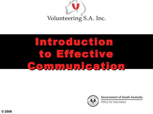 Effective Communication Skills | PPT