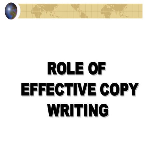 Effective Copy | PPT