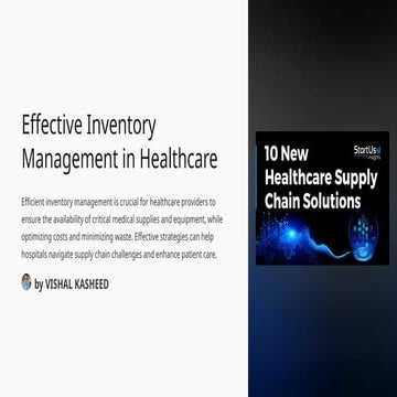 Effective-Inventory-Management-in-Healthcare. | PPTX