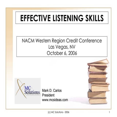 Listening skills | PPT