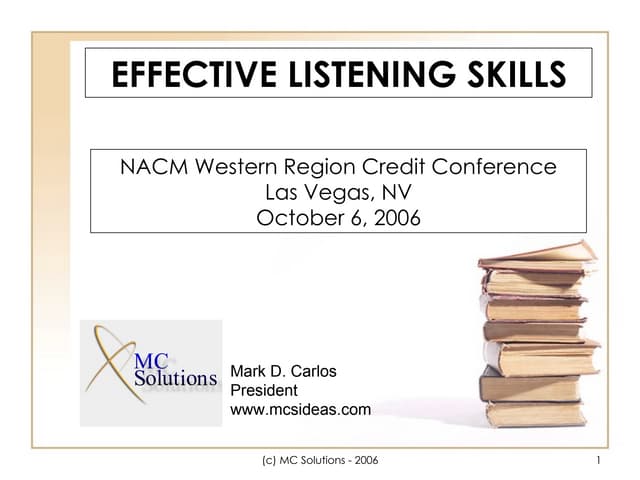 Listening skills | PPT