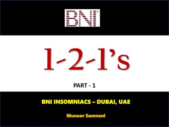 BNI 121 edu slot | PDF