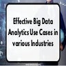Effective Big Data Analytics Use Cases in 20+ Industries | PDF