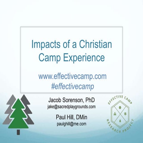 Effective Camp Phase 2 Learnings Webinar | PPT