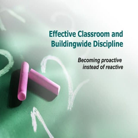 Creating a Positive Classroom Environment | PPTX