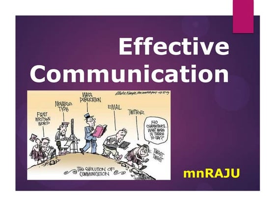 Effective Communications Checklist | PPT