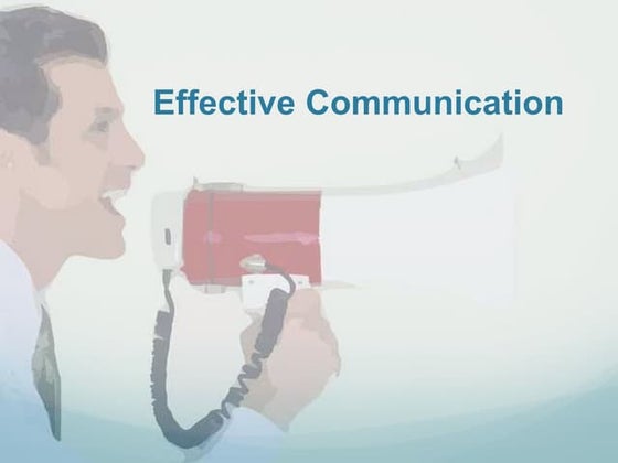 Effective communication | PPT