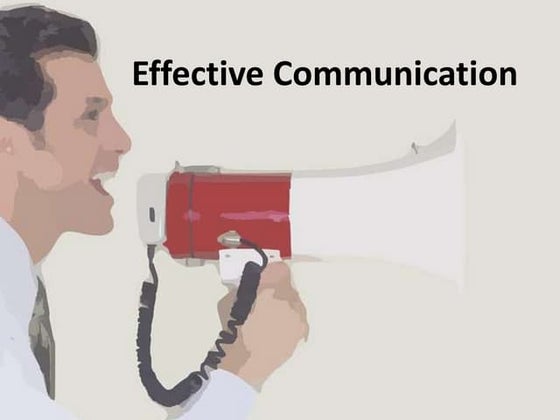 Effective Communication At Workplace | PPT