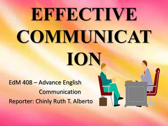 Effective Communications Checklist | PPT