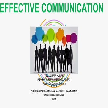 Effective communication | PPTX