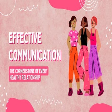Effective communication is the process of exchanging ideas, thoughts ...