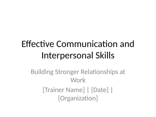 Communication+Skills | PPT