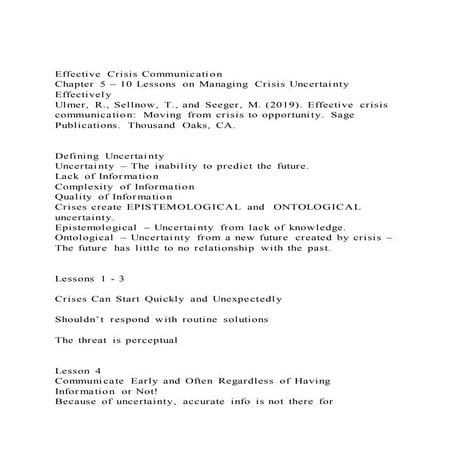 Crisis Communication ppt | PPTX