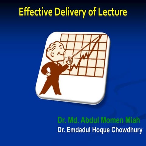Effective delivery of lecture | PPT