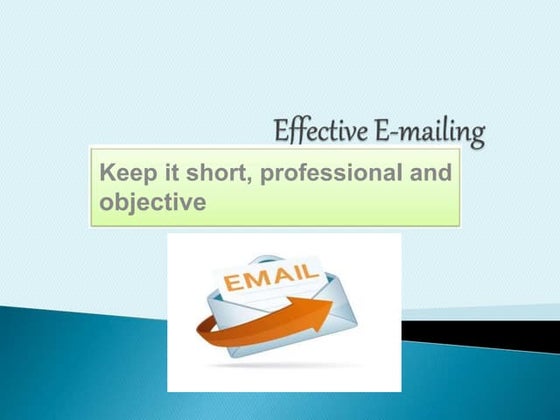 Basics of Email writing | PPTX | Email | Internet