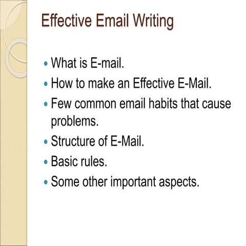 Effective Email Writing.ppt | Email | Internet