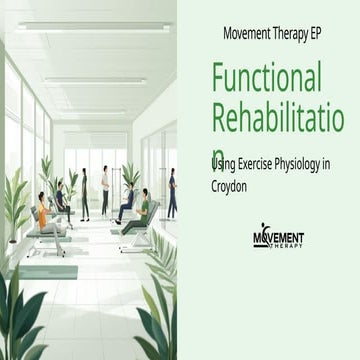 Effective Functional Rehabilitation Using Exercise Physiology in ...
