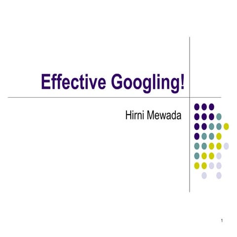 Effective Googling | PPS