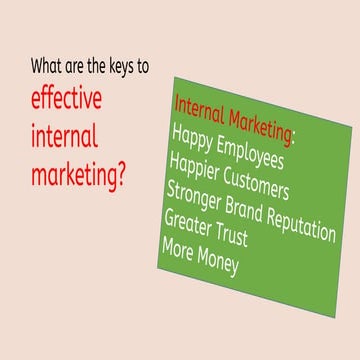 Effective internal marketing | PDF