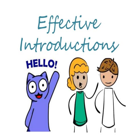 Effective introductions | PPTX