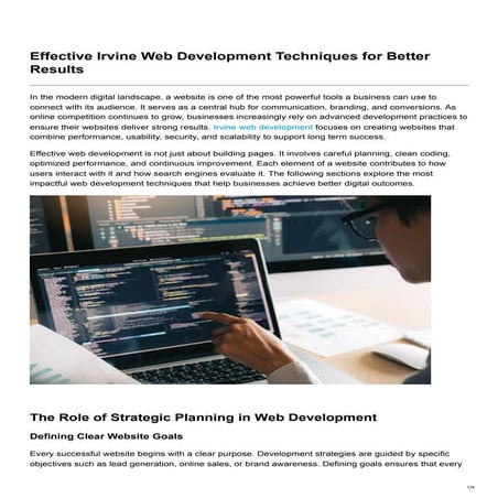 Effective Irvine Web Development Techniques for Better Results.pdf