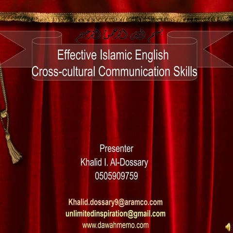 Effective islamic english_communication_skills_qatar[1] | PPT