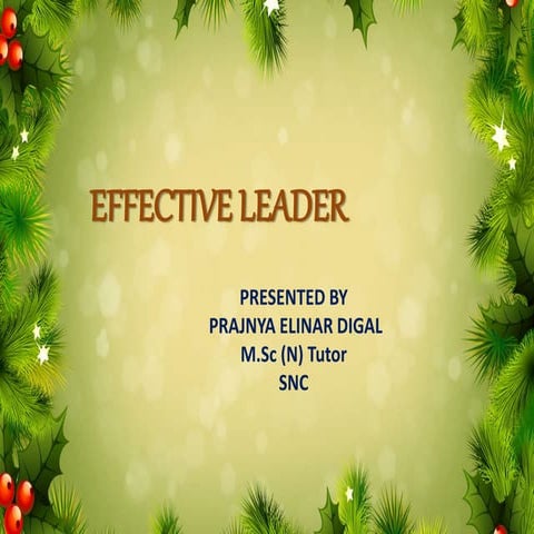 Leadership ppt presentation | PPTX