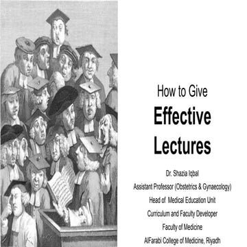 Effective lectures [autosaved] | PPT