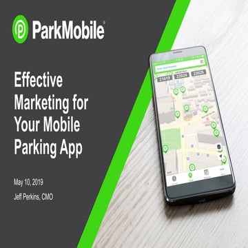 Effective Marketing For Your Parking Program - ParkMobile | PDF