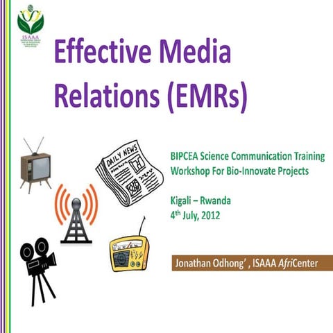Effective mass media relations | PDF